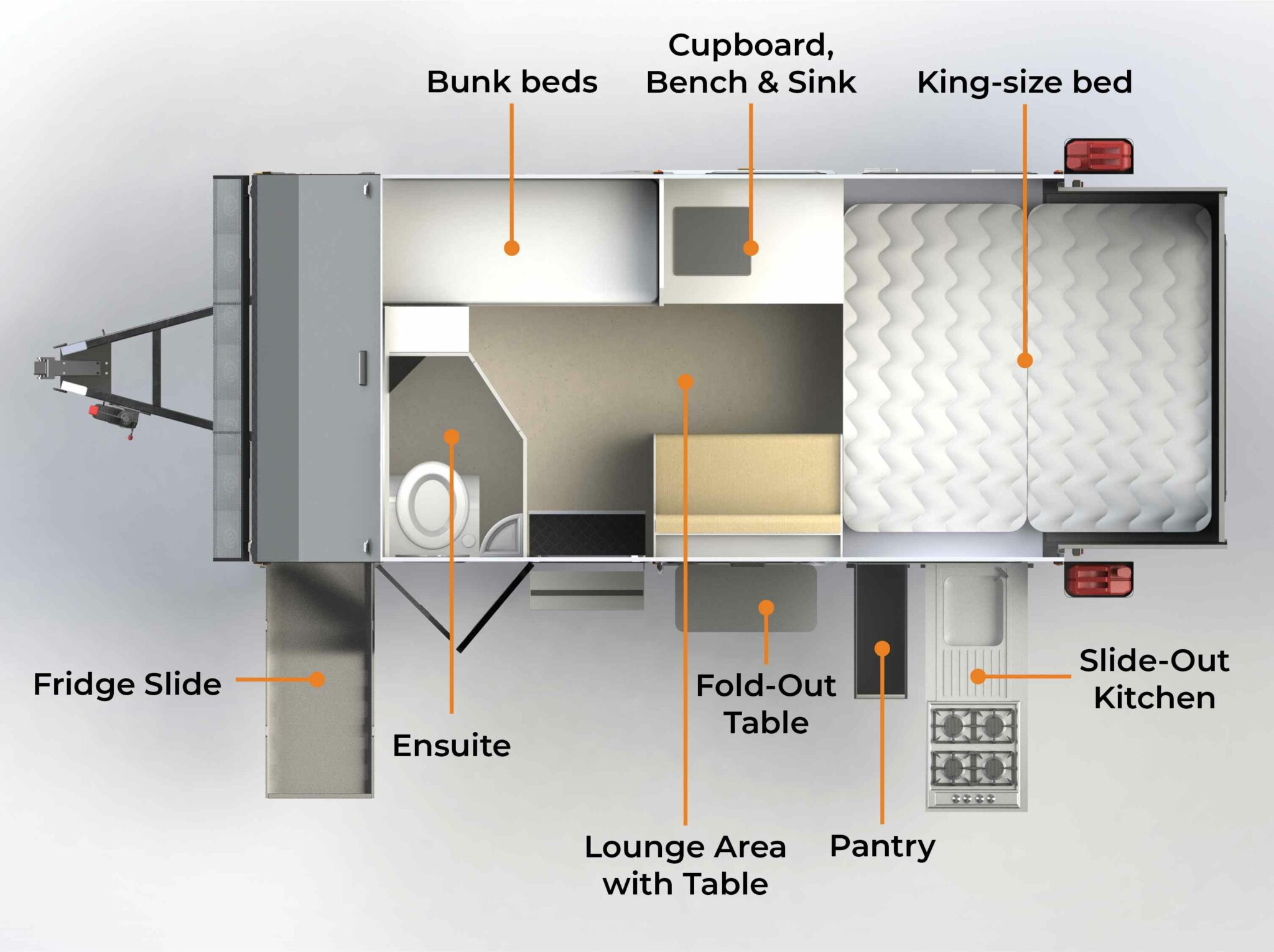 Tough Luxury Hybrid Caravan | OPUS OP13 | OPUS Camper
