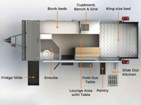 The Ultimate Family Hybrid Caravan | OPUS OP15 | OPUS Camper