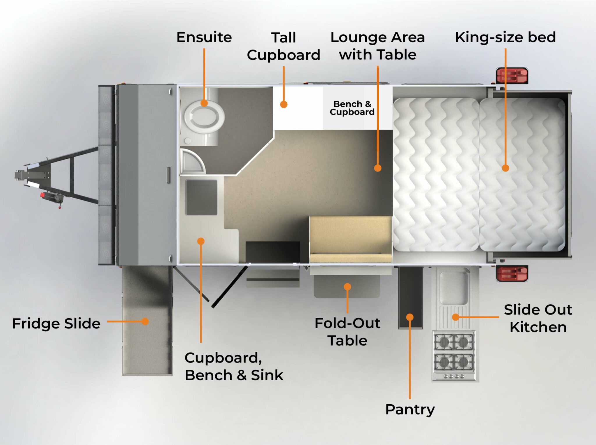 Tough Luxury Hybrid Caravan | OPUS OP13 | OPUS Camper